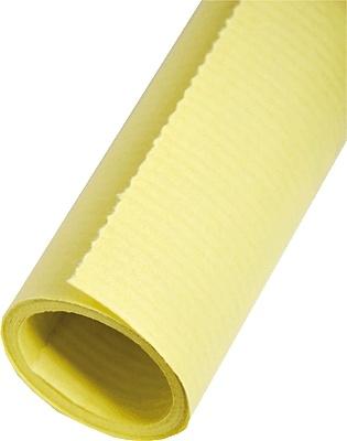 Packpapier gelb Kraftpapier 70g/m² 70cm x 3m leicht gerippt